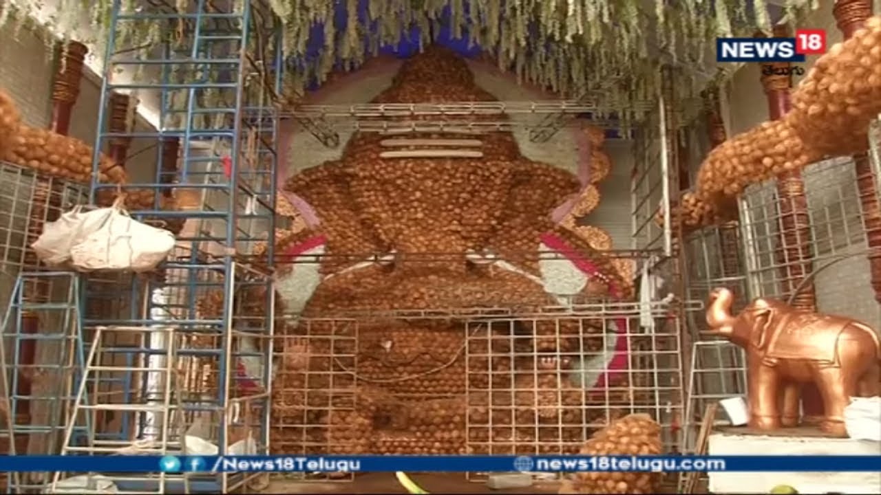 Coconut Ganesha Idol in karnataka | Ganesh Chaturthi 2019 | News18 ...