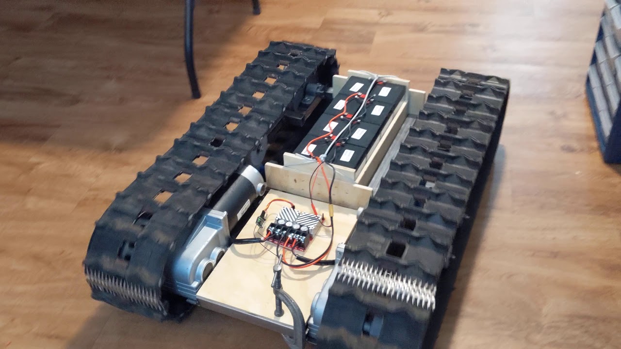 Tracked Robot - 1 - YouTube