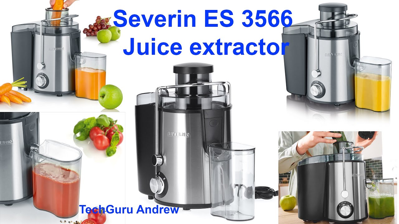 Severin ES 3566 Juice extractor TESTING - YouTube