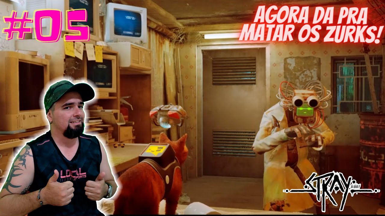 STRAY - Gameplay, em Português PT-BR - Episódio 5 - Encontrando Doc e ...