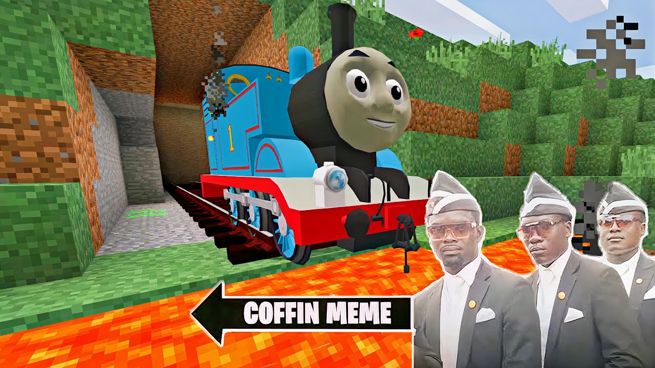 NEVER Play With THOMAS The TANK ENGINE.EXE in Minecraft - Coffin Meme ...