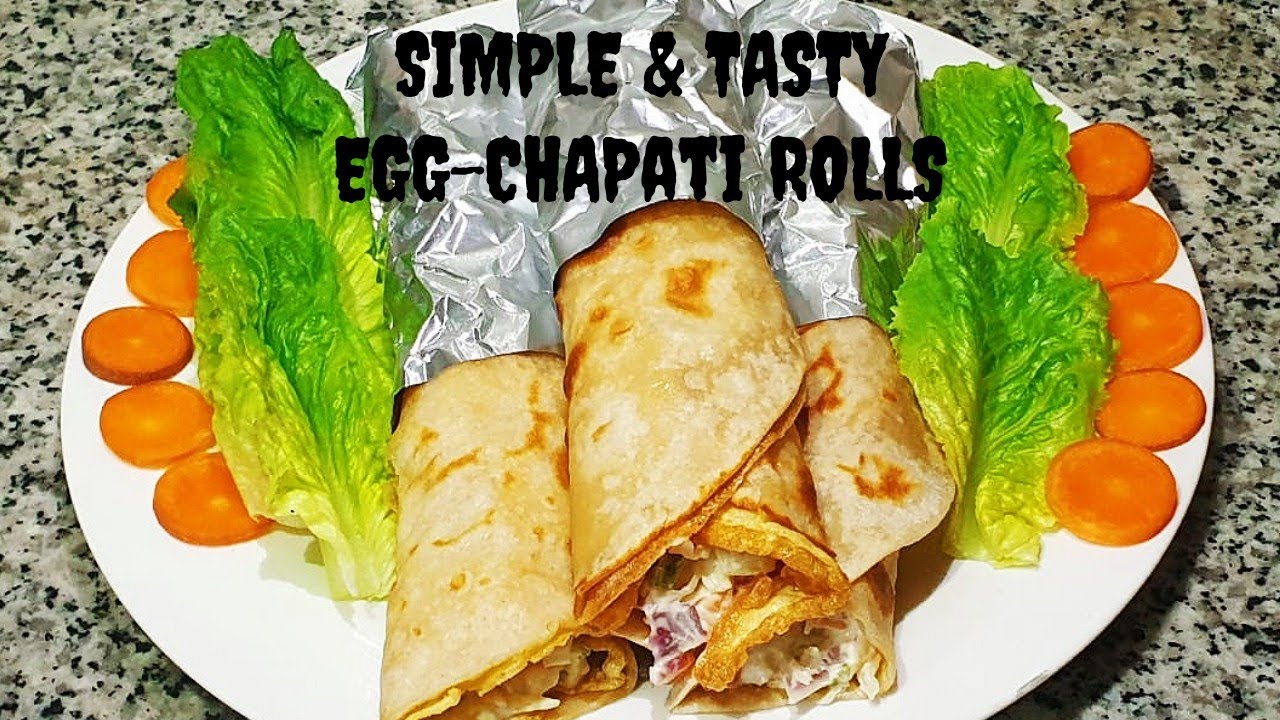 Egg Chapathi Rolls - YouTube