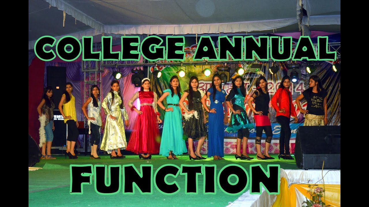 College Annual Function - YouTube