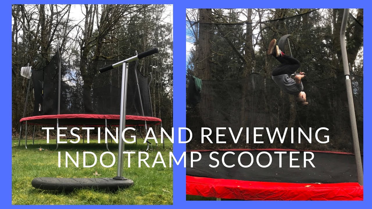 TESTING AND REVIEWING INDO TRAMP SCOOTER - YouTube