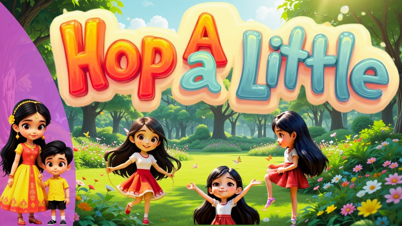 Hop A Little Jump A Little Rhyme | Hop A Little | Nursery Popular ...