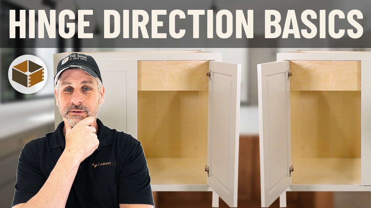 Hinge Direction Basics | RTA Cabinet Options - YouTube