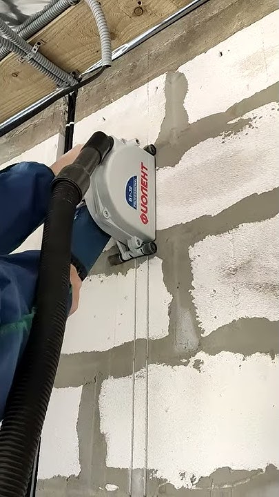 Использование штробореза фиолент с циклоном из Китая и простым ...