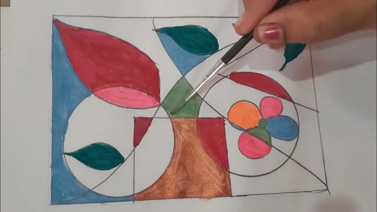 Rang Sangati 2d design drawing easy | elementary design drawing | Rani ...