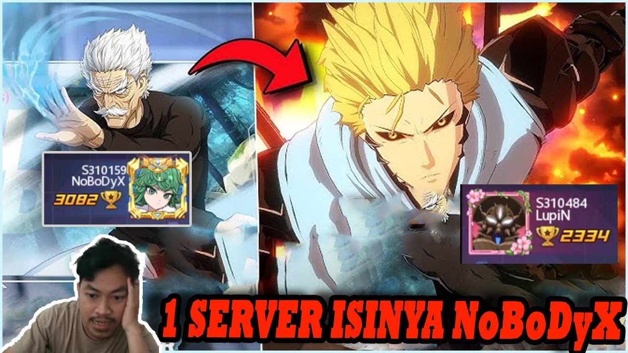 🔥🔥1 SERVER DI KUASAI NoBoDyX!! 1 JAM RTPVP LAWANYA BELIAU TERUS!! - ONE PUNCH MAN The Strongest ...
