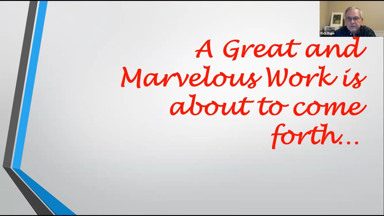 221017 BOM A Great and Marvelous Work is about to come forth - YouTube