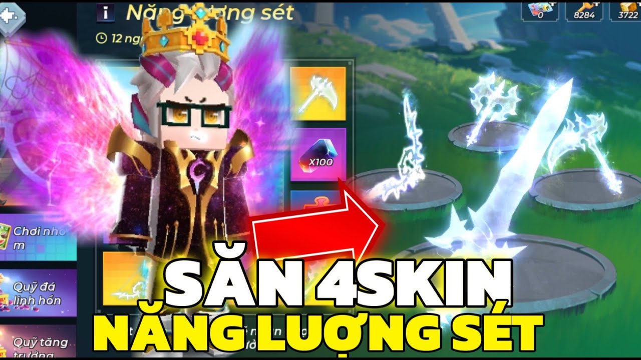 (Blockman Go) Bedwars: Săn 4 Skin Năng Lượng Sét Siêu Vip Và Cái Kết ...