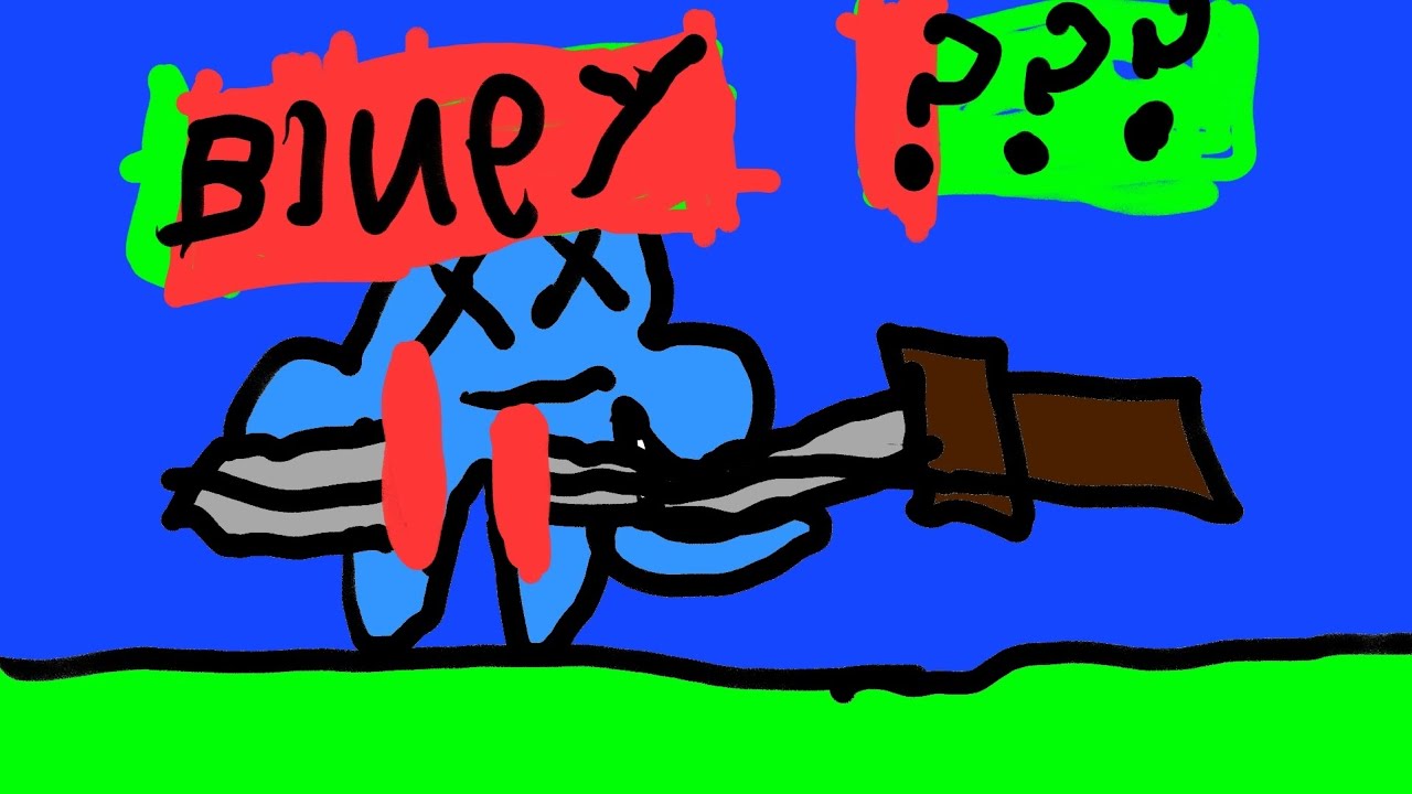 bluey the movie final battle with healthbars pt2 - YouTube