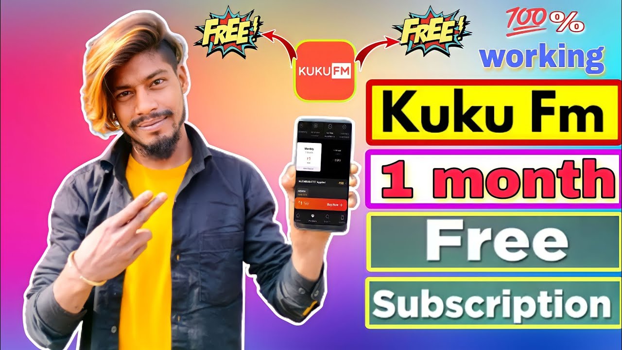 KUKU FM free Subscription for 1 month || kuku fm free subscription ...