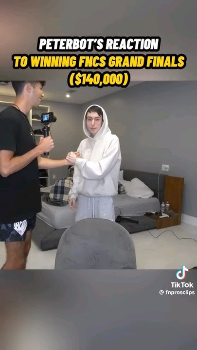 Peterbot's reaction to winning fncs grand finals ($140,000) - YouTube