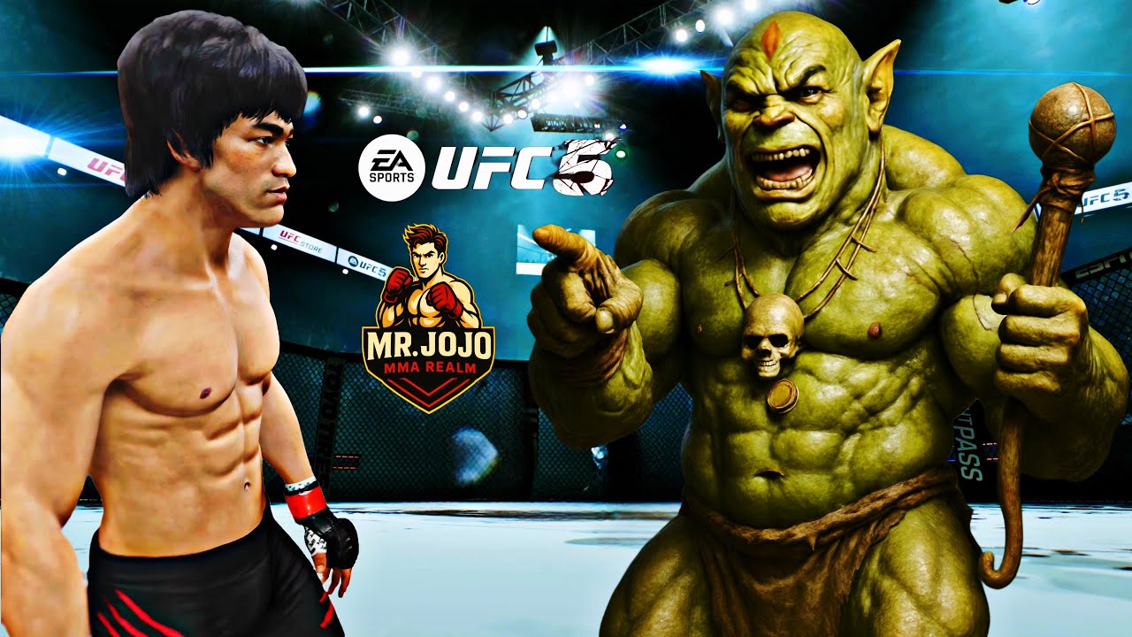 Giant Goblin Challenges Bruce Lee… BIG Mistake | EA SPORTS UFC 5 | MR ...