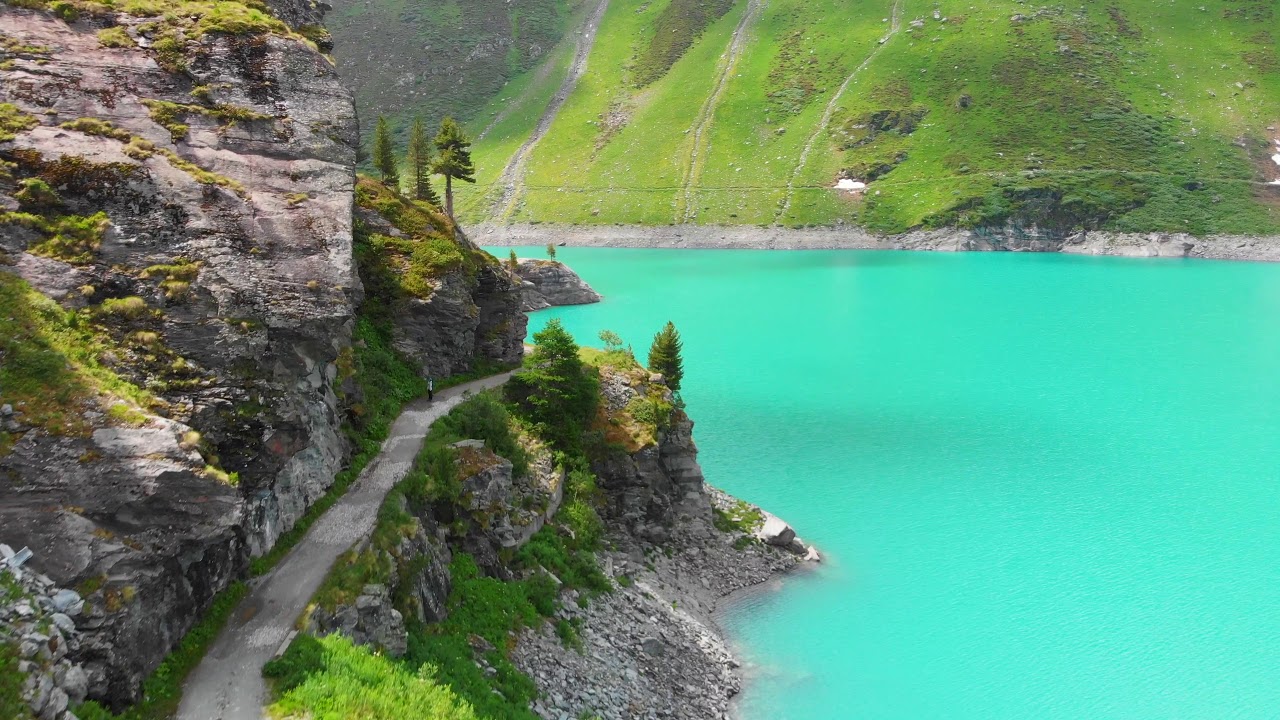 Le Lac de Cleuson en drone! (4K) - Nendaz (Siviez), Canton du Valais ...