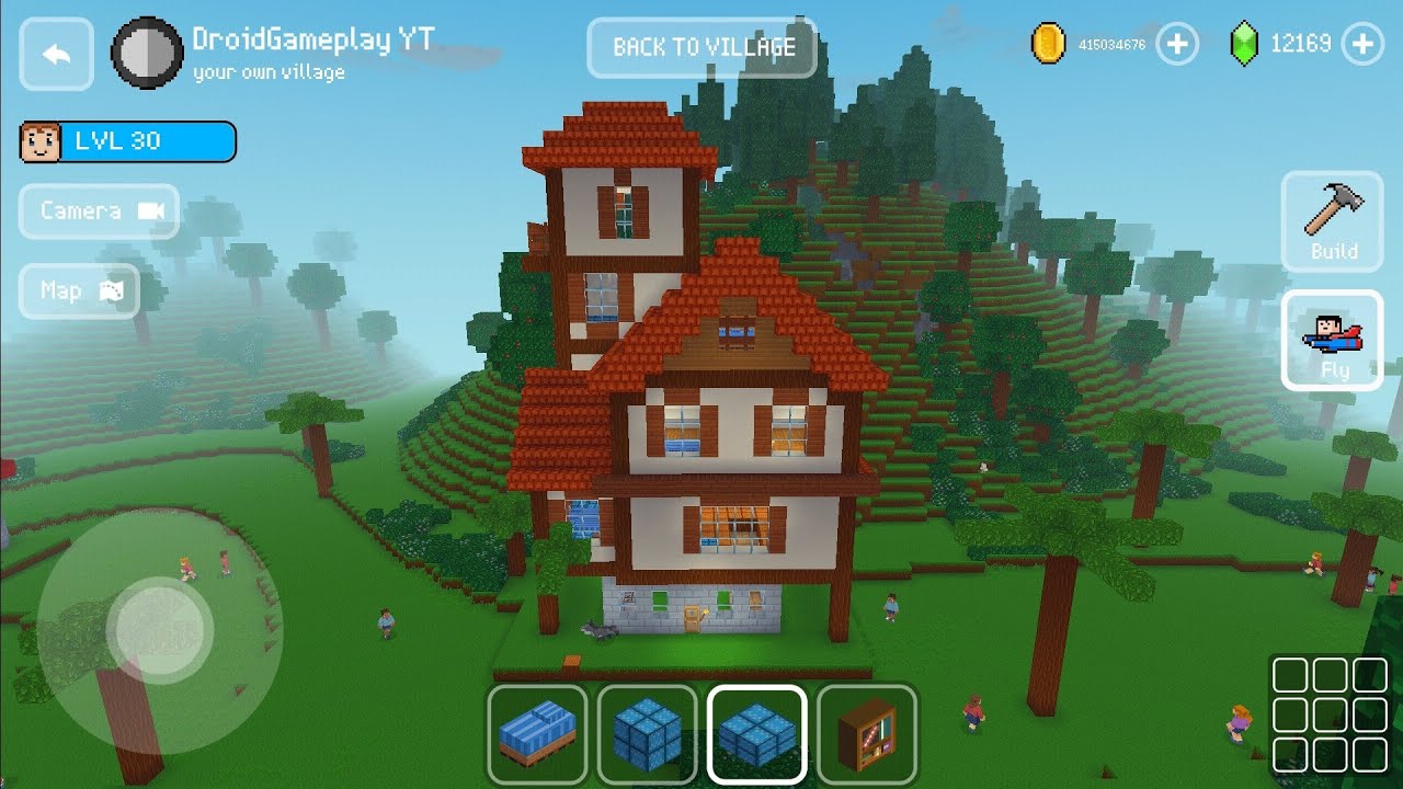 Furnished Medieval House - Block Craft 3d: Building Game - YouTube