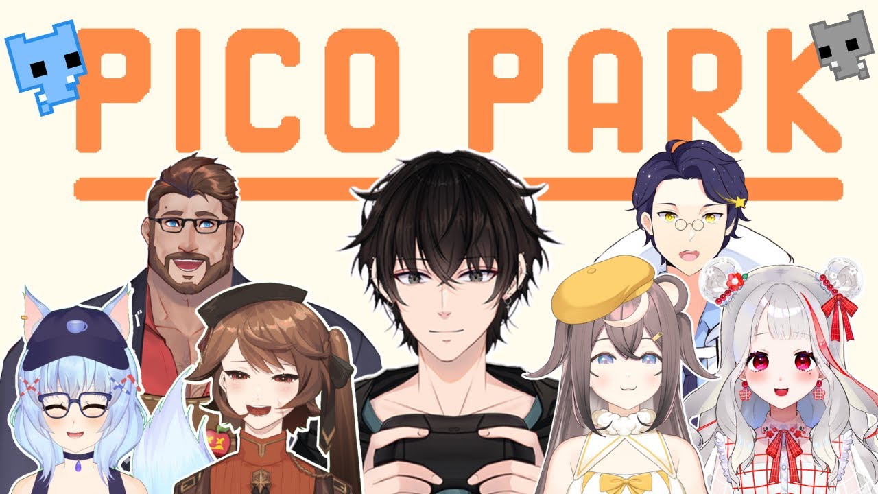 Crazy Collab Chaos! 【PIKO PARK】#vtuber #vtuberen - YouTube