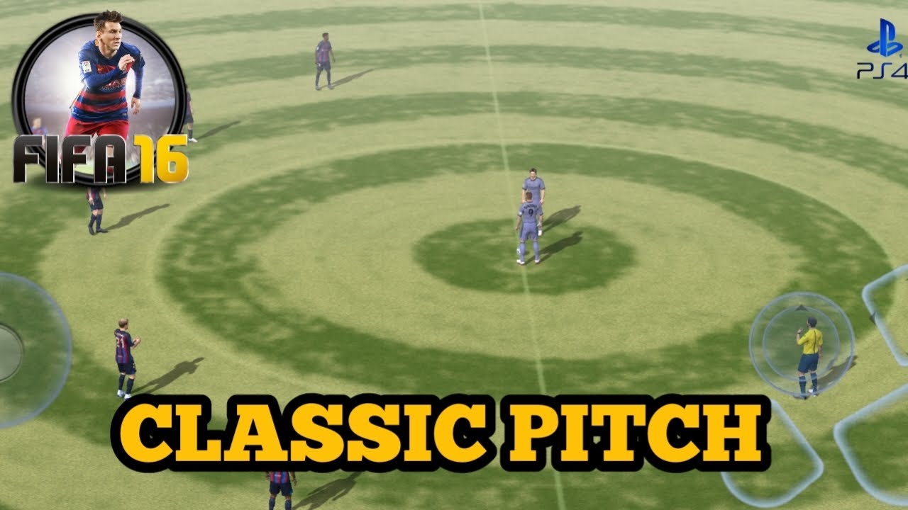 FIFA 16 MOBILE CLASSIC PITCH - YouTube