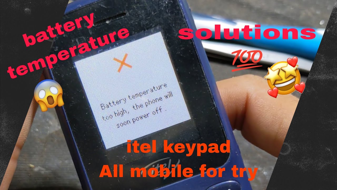 battery temperature too high The phone will soon power off 😞 the try ...