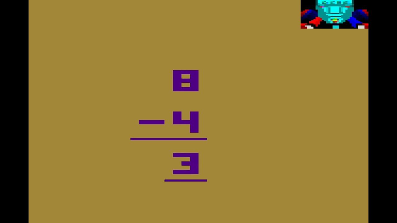 Atari 2600 Game: Basic Math (Aka. Fun with Numbers) (1977 Atari) - YouTube