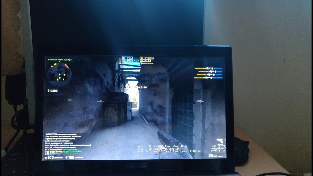 CS GO на ноутбуке k53s. i7 2670qm, gtx 630m - YouTube