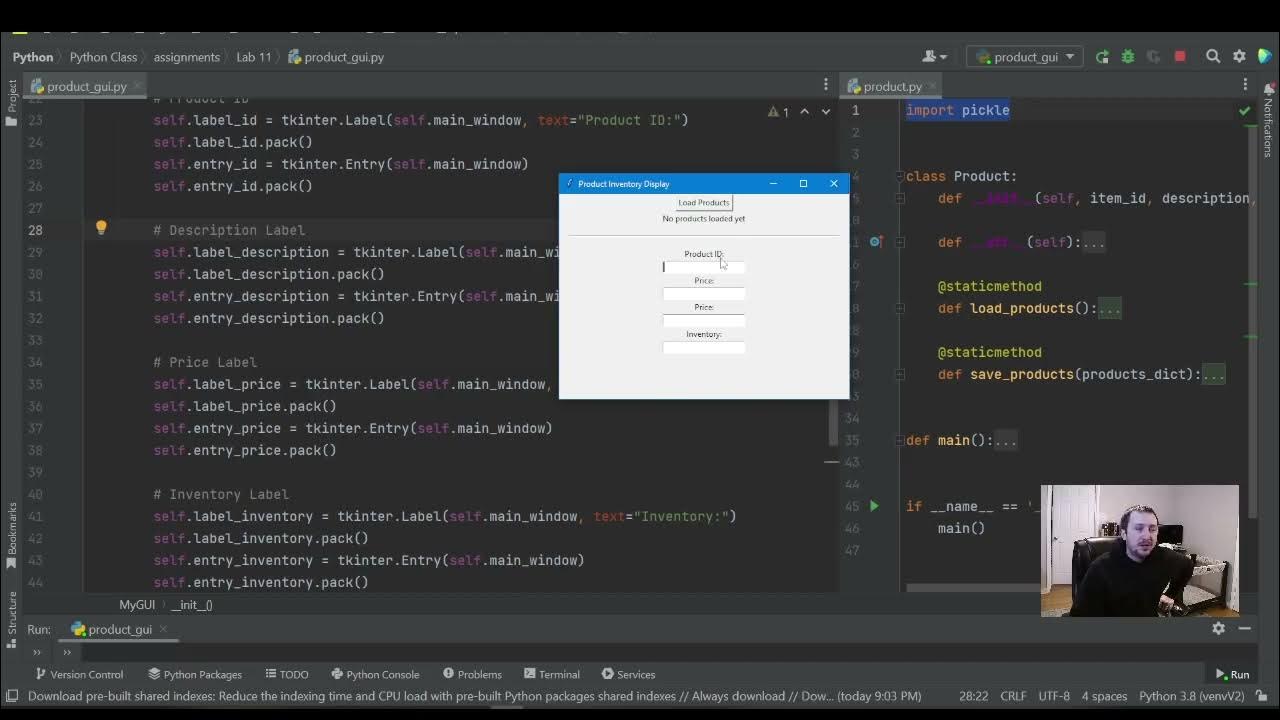 Tkinter Use Entry to Collect Data - YouTube