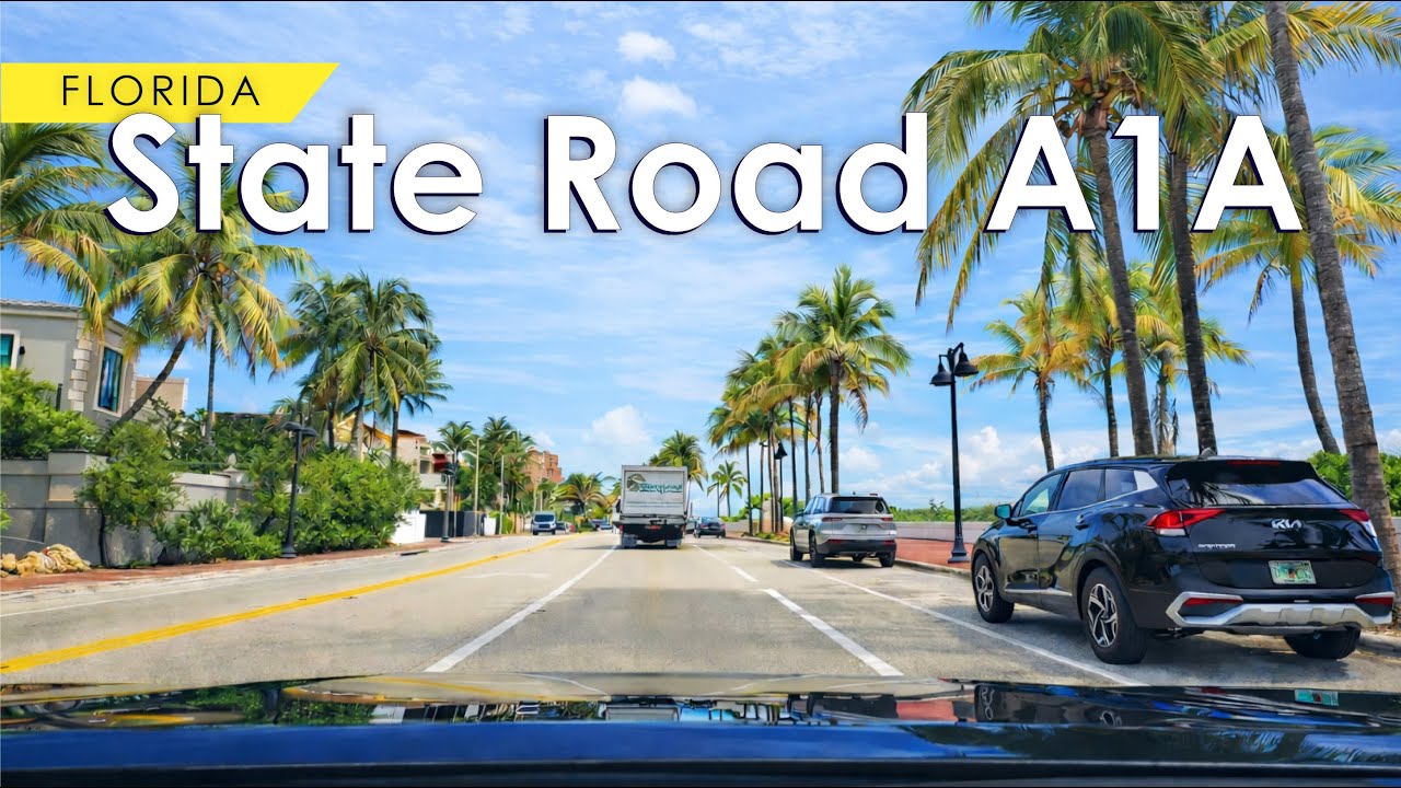 SR A1A - Sunrise Blvd to Pompano Beach Florida Driving Tour 4K POV # ...