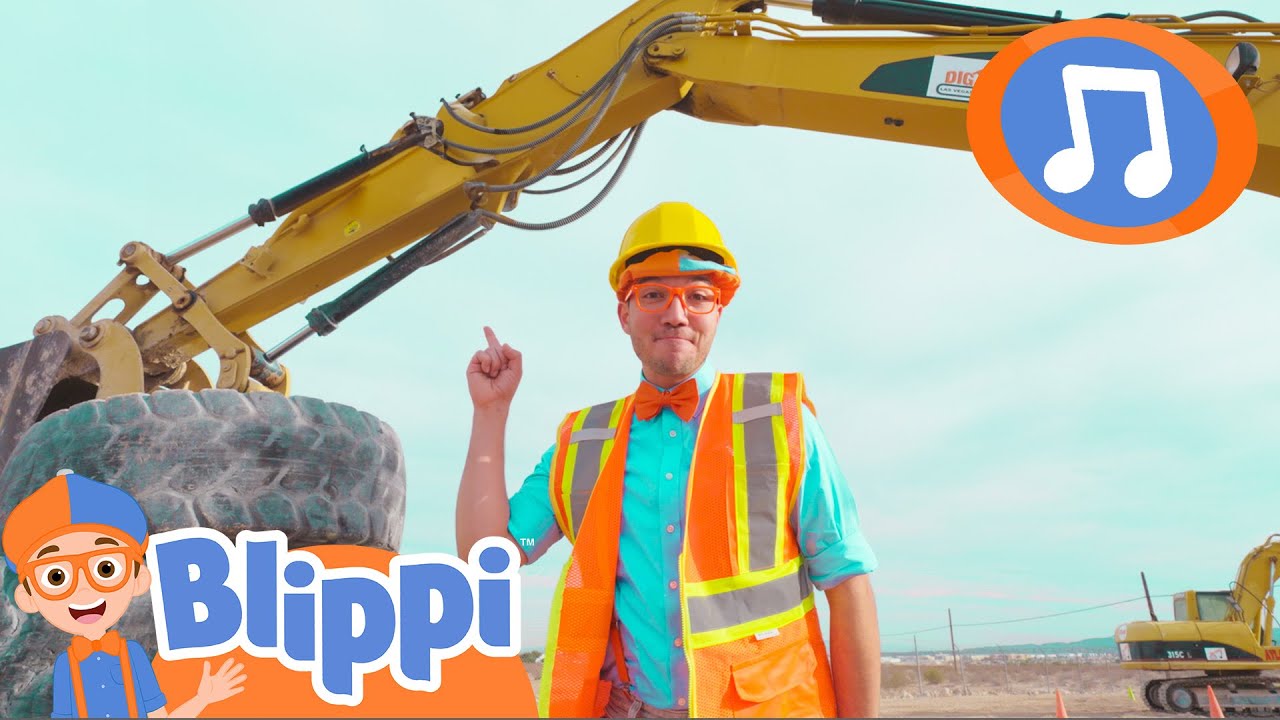 Excavator Song | Blippi Songs｜Kids Songs｜Trucks for Kids - YouTube