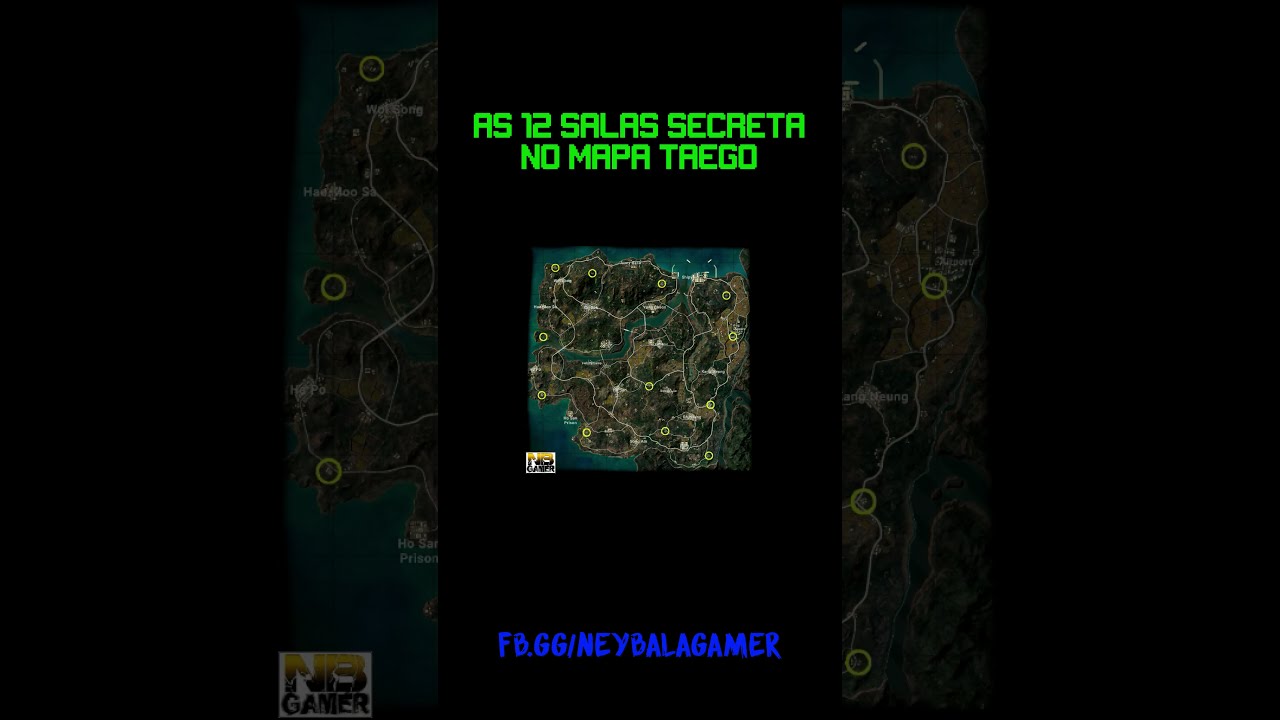 12 salas secreta no mapa taego #shorts - YouTube