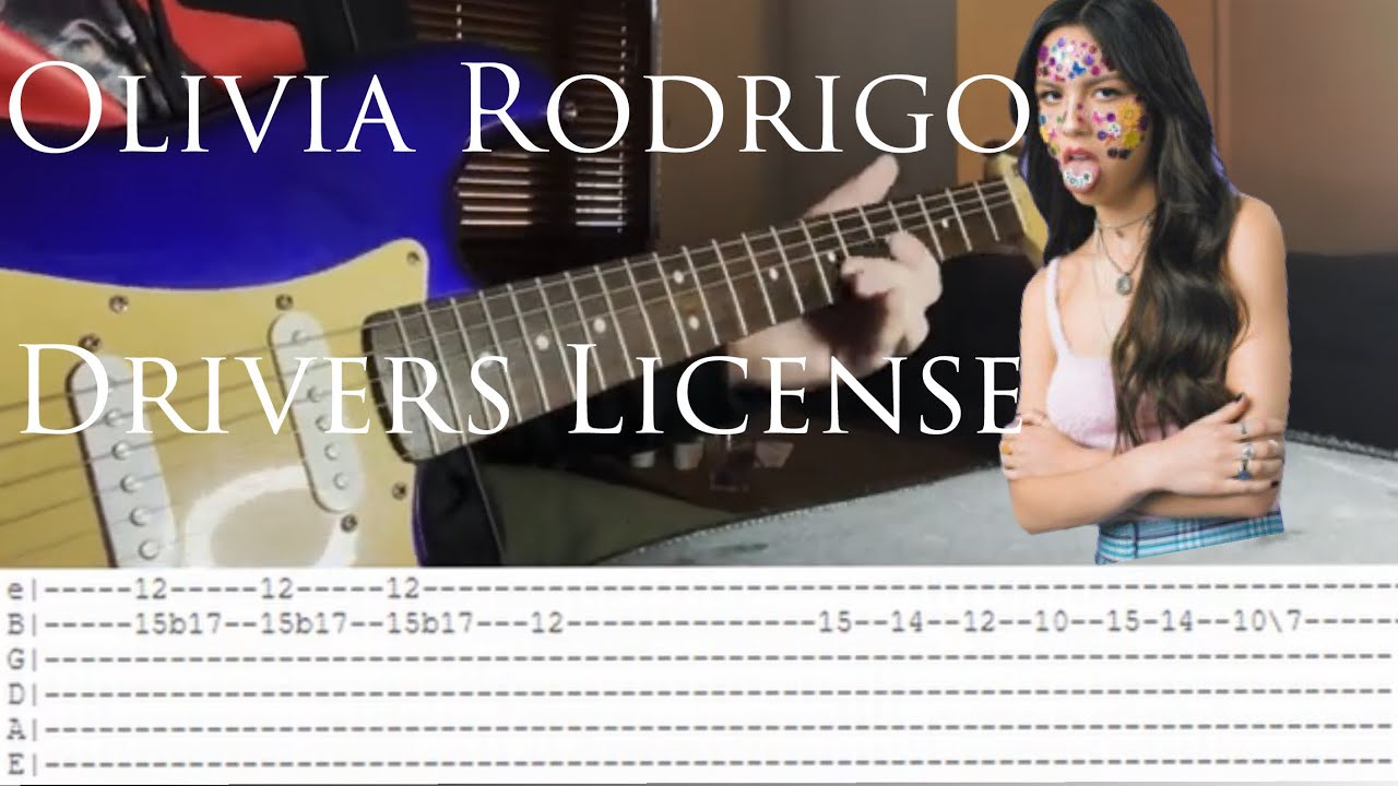 Olivia Rodrigo // drivers license (Guitar Tabs) - YouTube