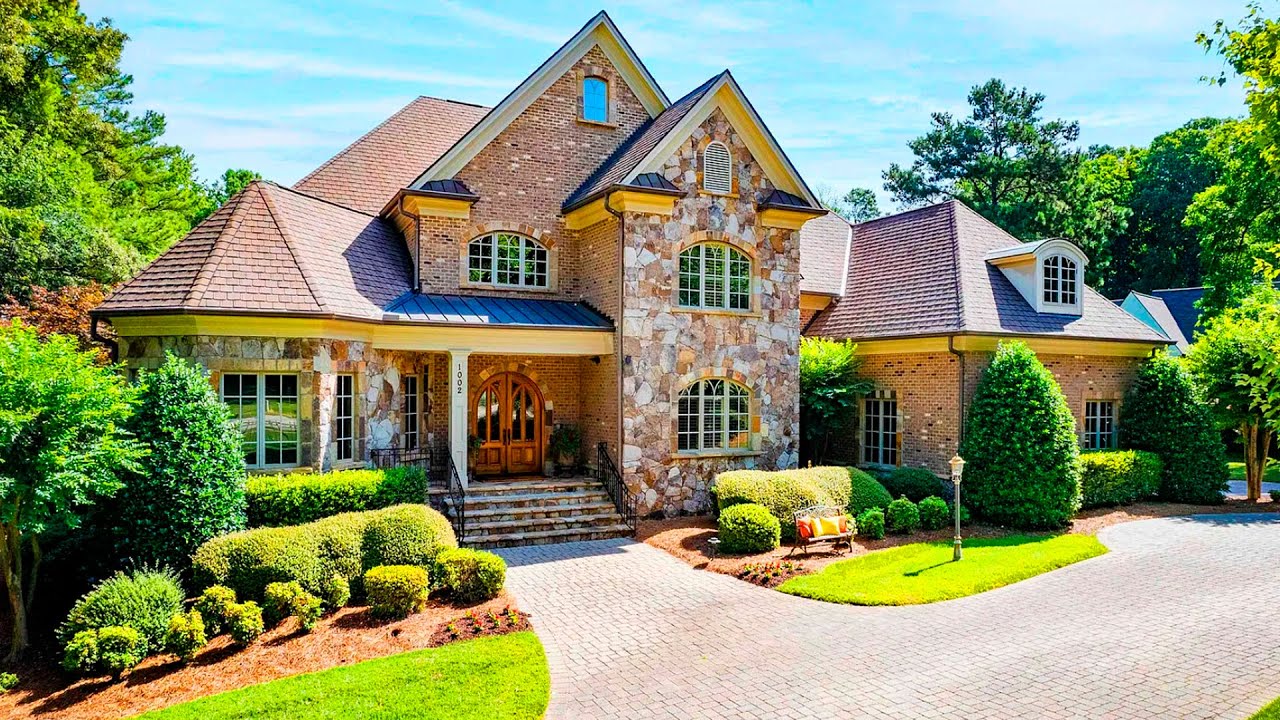 $3,900,000 luxury mansion tour in Raleigh, North Carolina USA. - YouTube