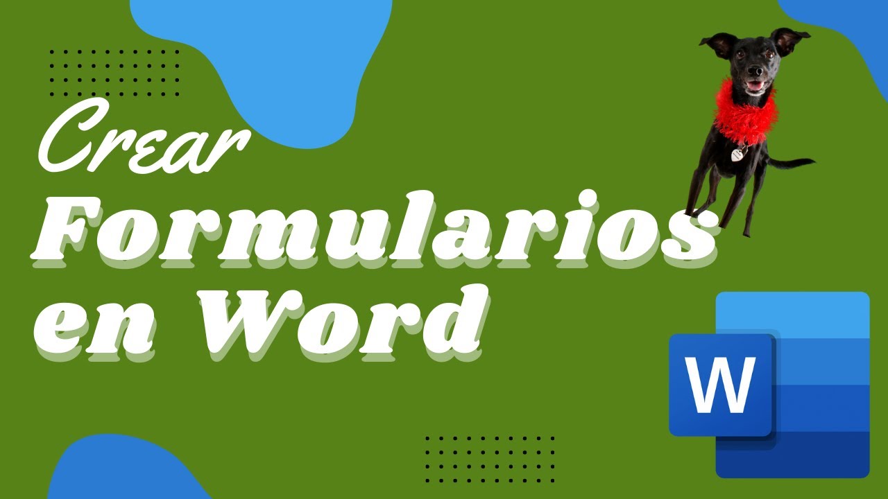 Como crear un formulario en Word usando los controles - YouTube