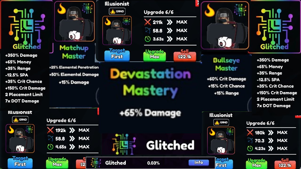 GLITCHED TECHNIQUE ON ITACHI + EVERY MAXED SKILL TREE SHOWCASE | Anime ...