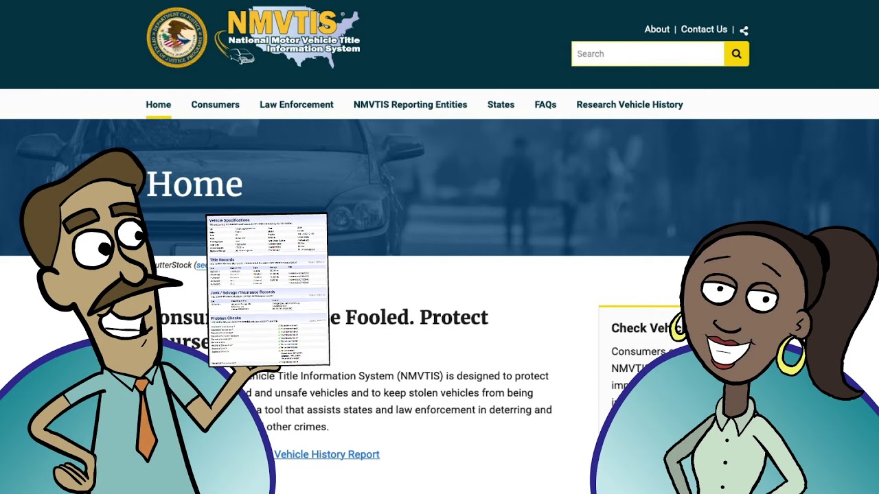 Vermont DMV | Check NMVTIS Before You Buy! - YouTube