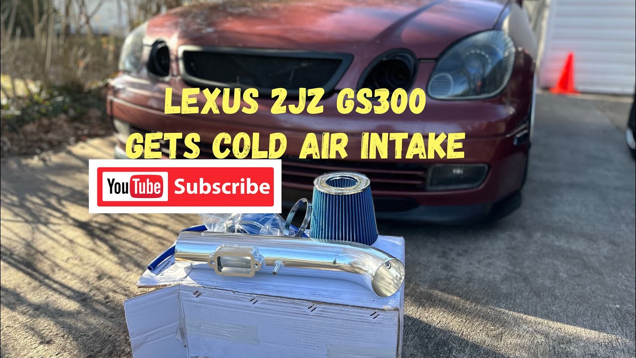 Lexus Gs300 2jz cold air intake - YouTube