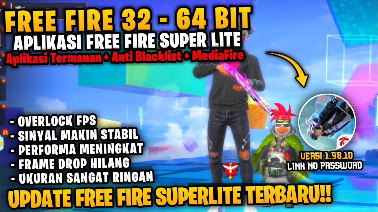 NEW UPDATE APK FREE FIRE ORI TERBARU 32BIT & 64BIT V1.98.10|| ATASI LAG ...