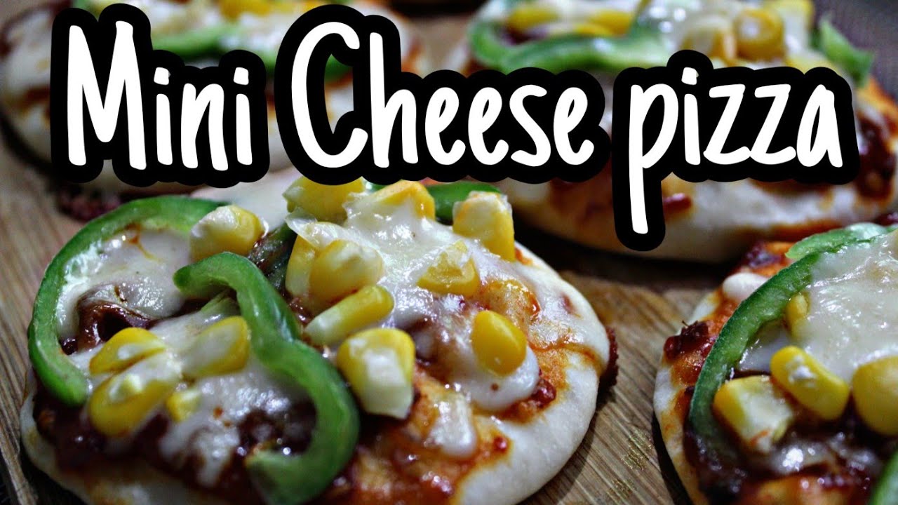 Mini Cheese Pizza| Homemade pizza base | Without oven | Mini Pizza ...