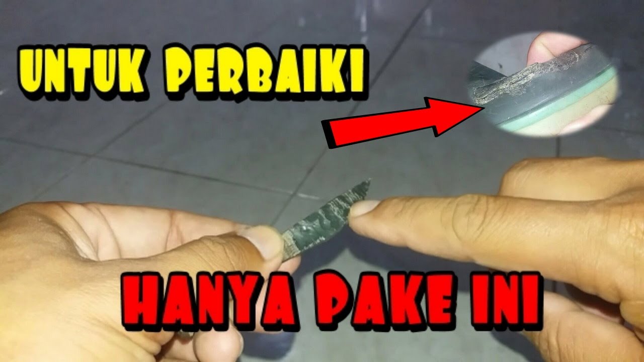 pake karet sepatu | untuk tambal sepatu boot karet - YouTube