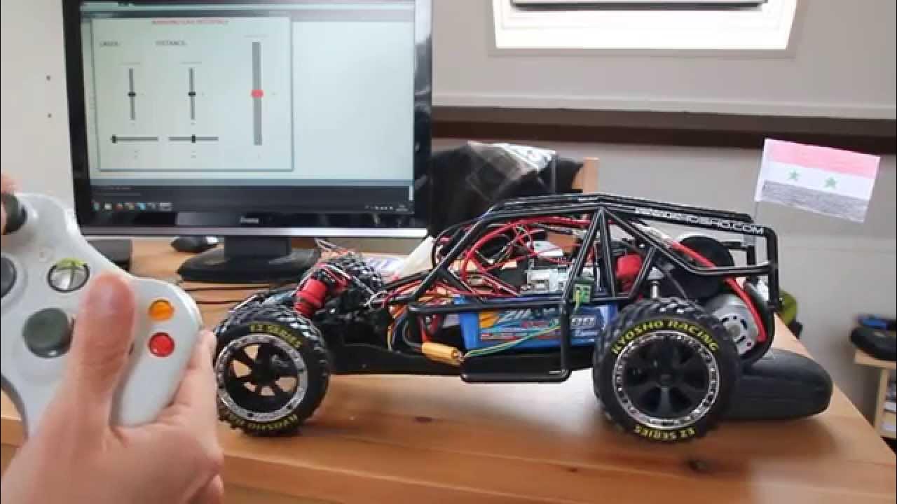 Arduino + Xbee + Processing + Xbox360 Controller - YouTube