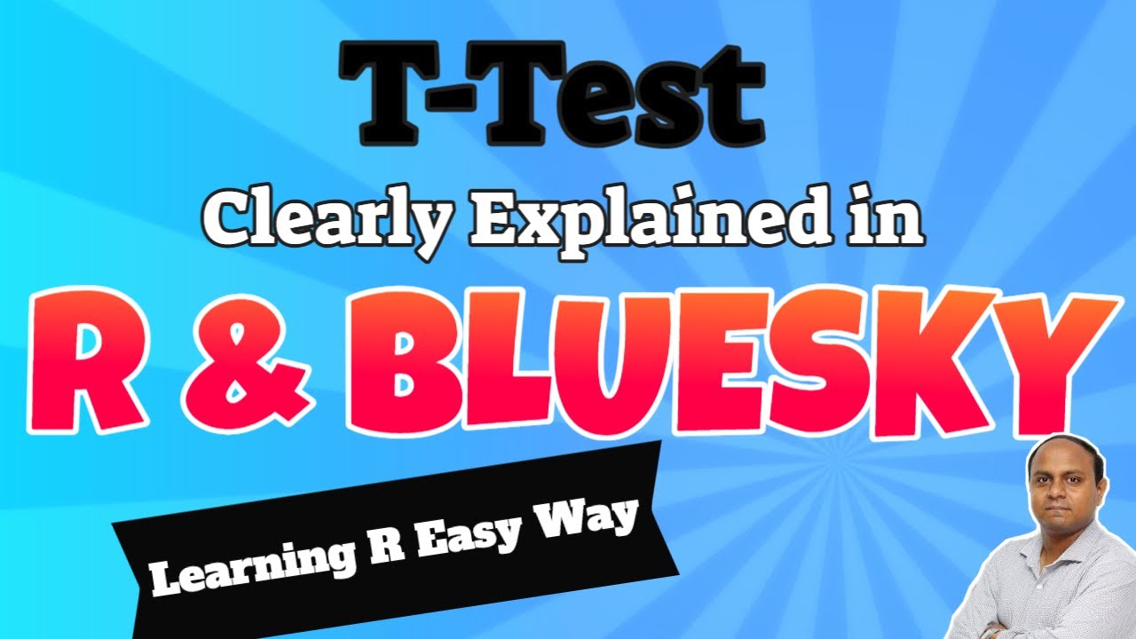 How to Explain T-Test in BlueSky Software|| T-Test Clearly Explained ...