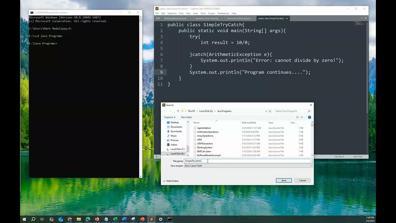 Java Exception Handling Part 2 - YouTube