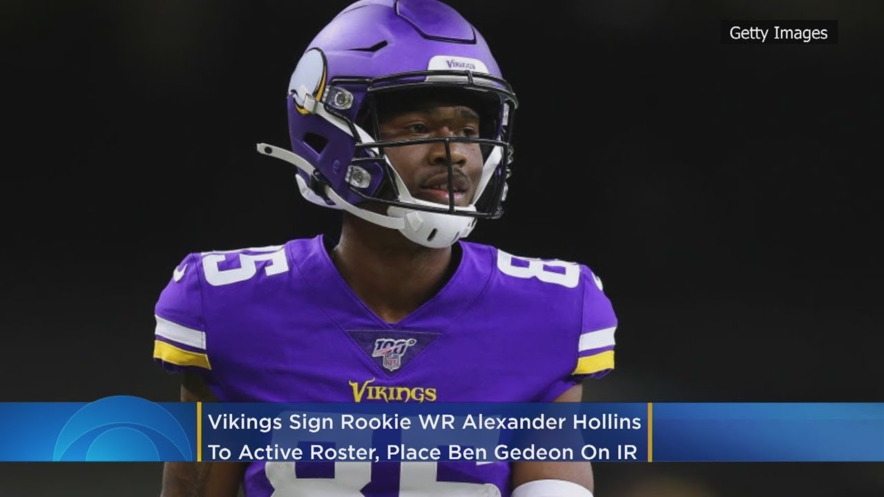 Vikings Sign Rookie WR Alexander Hollins to Active Roster; LB Ben ...