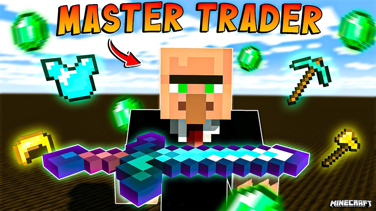 We met the Master Trader of Minecraft 🔥| Best Trades | Minecraft ...