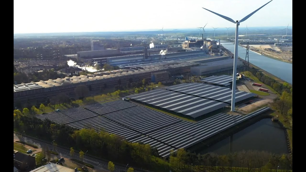 Aperam Genk Solar Park - short version - YouTube