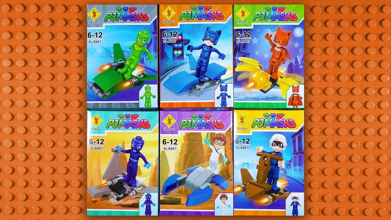 LEGO PJ Masks Minifigures (knock-off) SLtoys SL8987 - YouTube