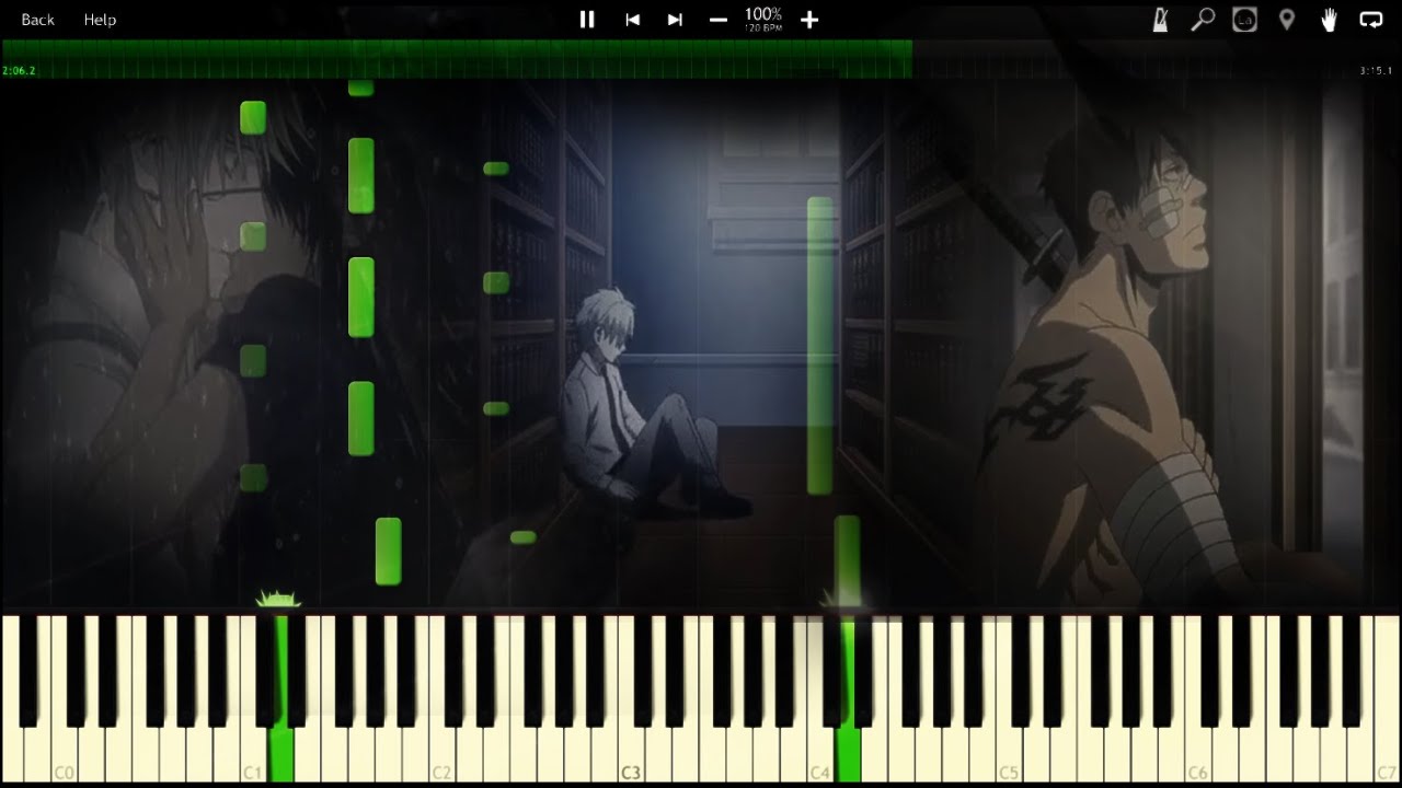 Gangsta.ギャングスタ - Alex - Episode 6 BGM / OST - (Piano Tutorial) - YouTube
