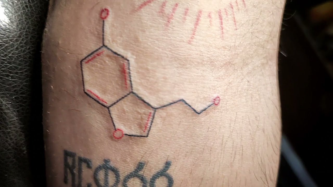 Dmt Molecule Tattoo