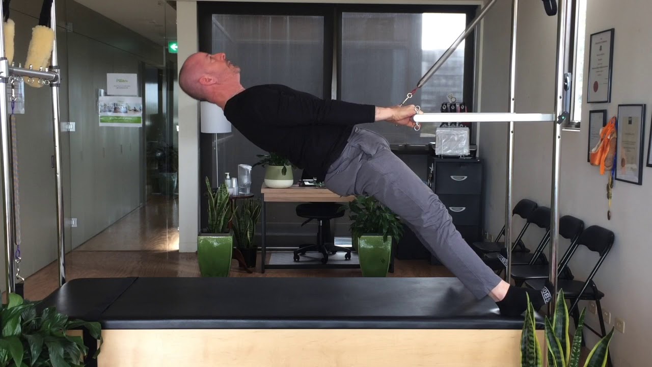 Mr Pilates Back Extension - Bridge - YouTube