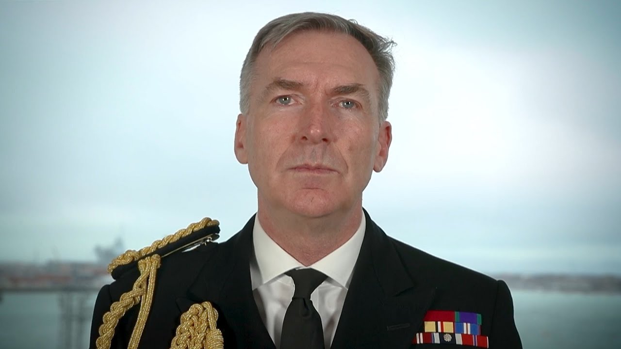 First Sea Lord pays tribute to Prince Philip - YouTube